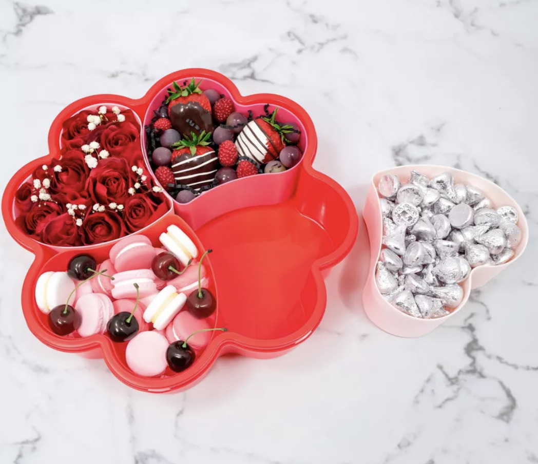 Valentine Flower Snack Box • Everyday M and K