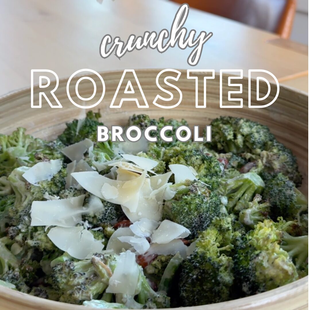Crunchy Roasted Broccoli with Tahini Caesar Dressing & Bold Almonds ...